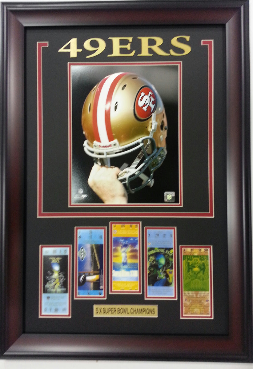 San Francisco 49ers Photo & Tickets: 24x32Frame – EMPIRE SPORTS USA